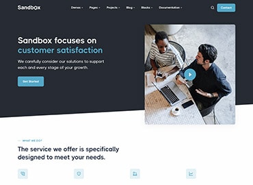 Sandbox - Modern & Multipurpose Bootstrap 5 Template