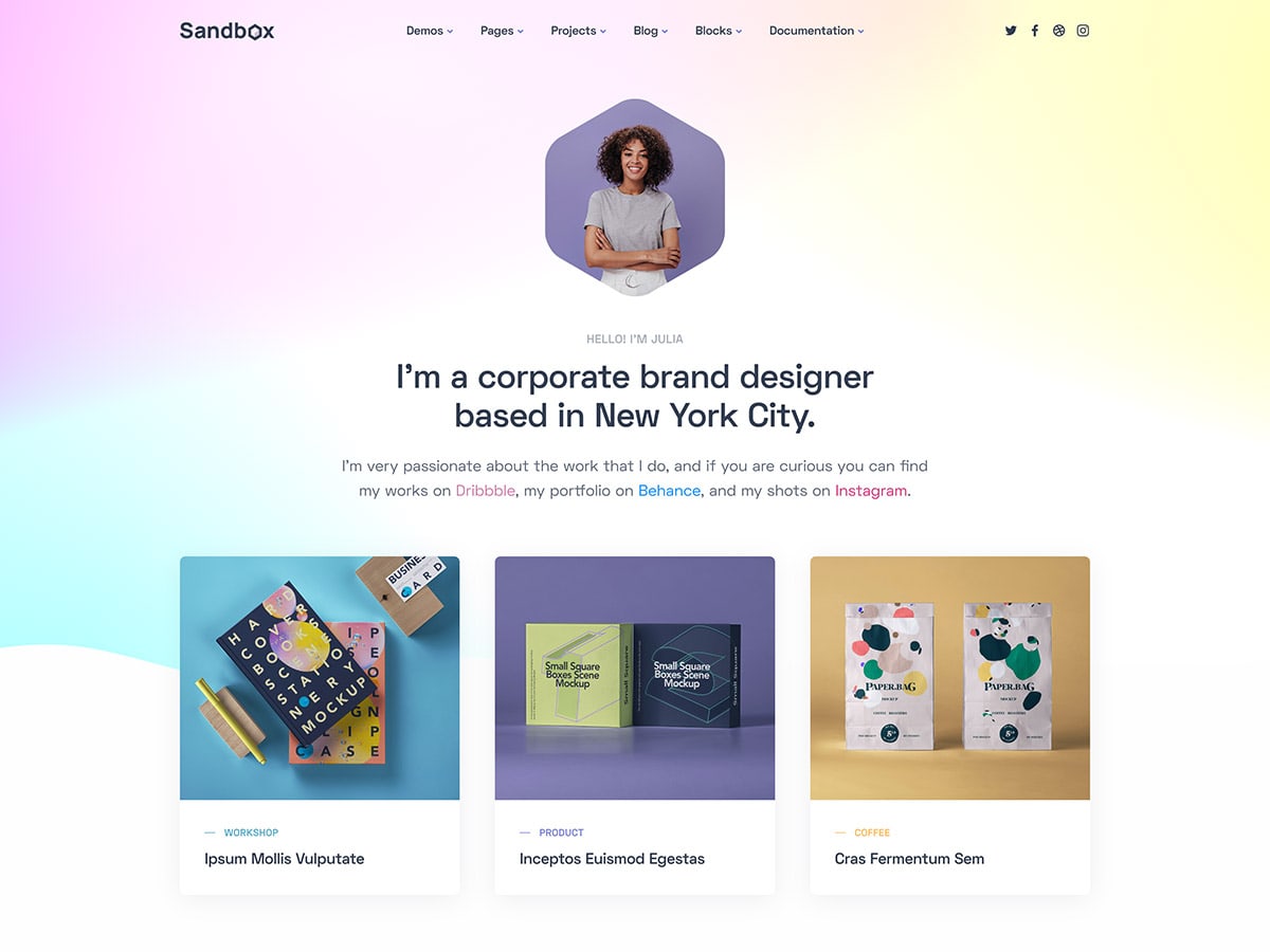 Sandbox - Modern & Multipurpose Bootstrap 5 Template