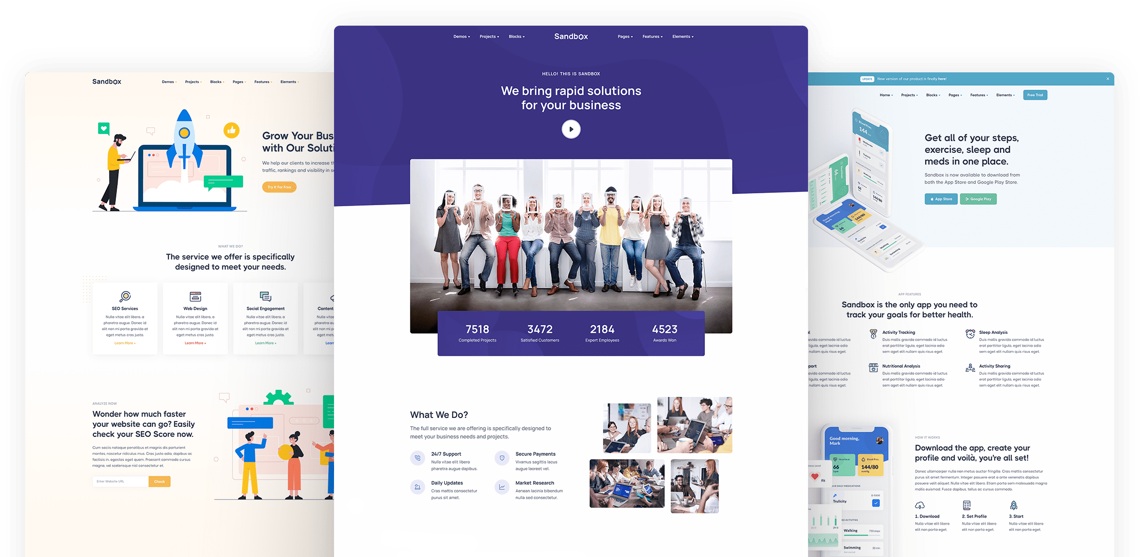 Sandbox - Modern & Multipurpose Bootstrap 5 Template